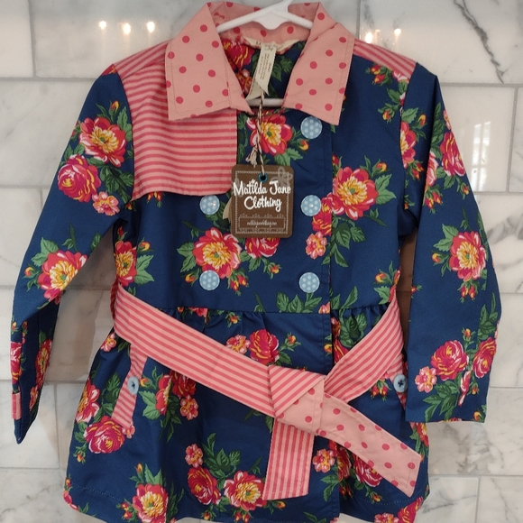 Matilda Jane | Jackets & Coats | Nwt Matilda Jane Raincoat Jacket ...